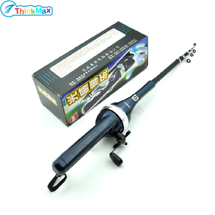 Frp Foldable Sea Rod Set Portable Mini Fishing Pole Super Short Section ...