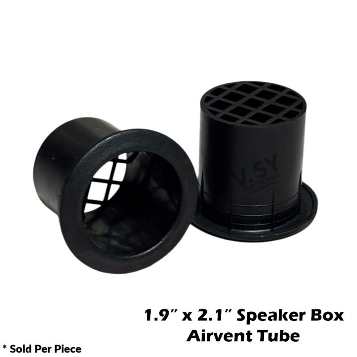 2pcs 1.9" x 2.1" Air Vent Tube Exhaust for DiY Audio Speaker Sound ...