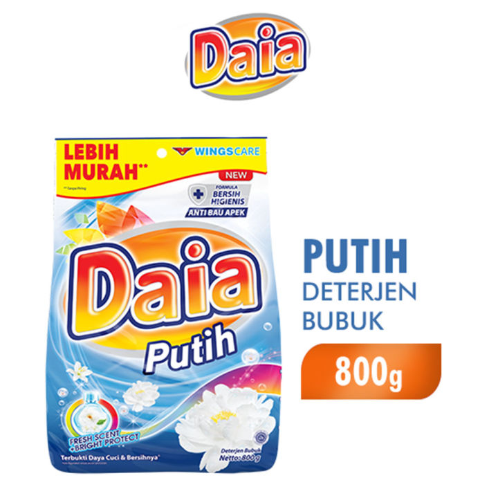 Daia Detergent Powder + Softener 800gr Harum & Wangi | Lazada Indonesia
