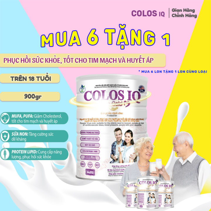 Sữa Colos IQ Sure Gold bồi bổ sức khỏe cho người già hộp 900g | Lazada.vn