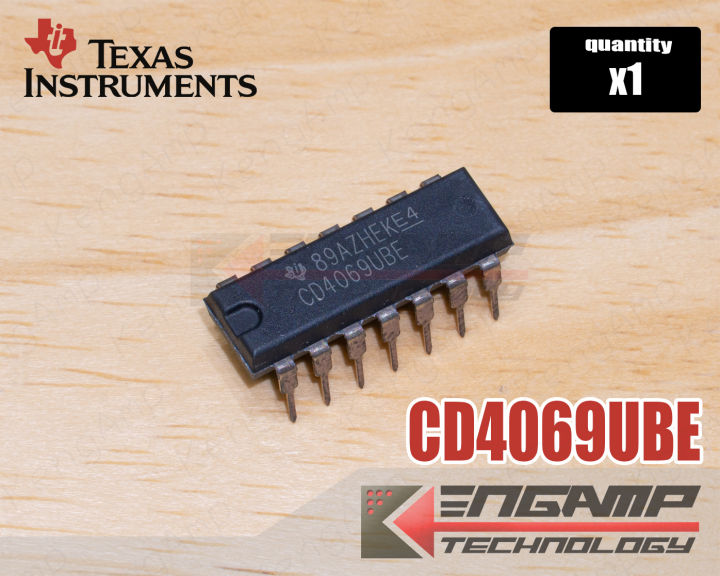(1ตัว) [IC] CD4069UBE CD4069 TEXUS CMOS HEX INVERTER | Lazada.co.th
