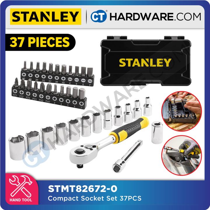 STANLEY STMT82672-0 (1/4DR) 37PCS COMPACT SOCKET SET (HANDTOOLS SET ...