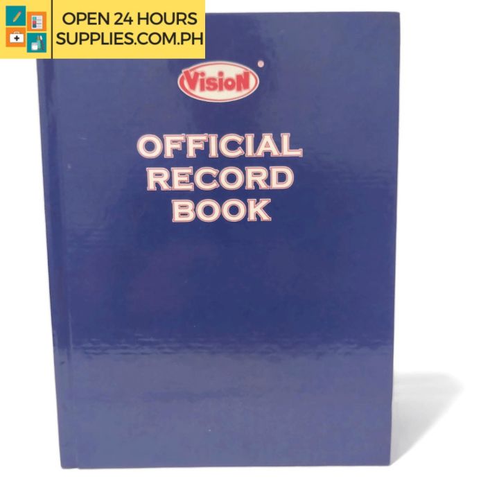 Thick and Durable Official Record Book with page numbers 300 or 500 ...