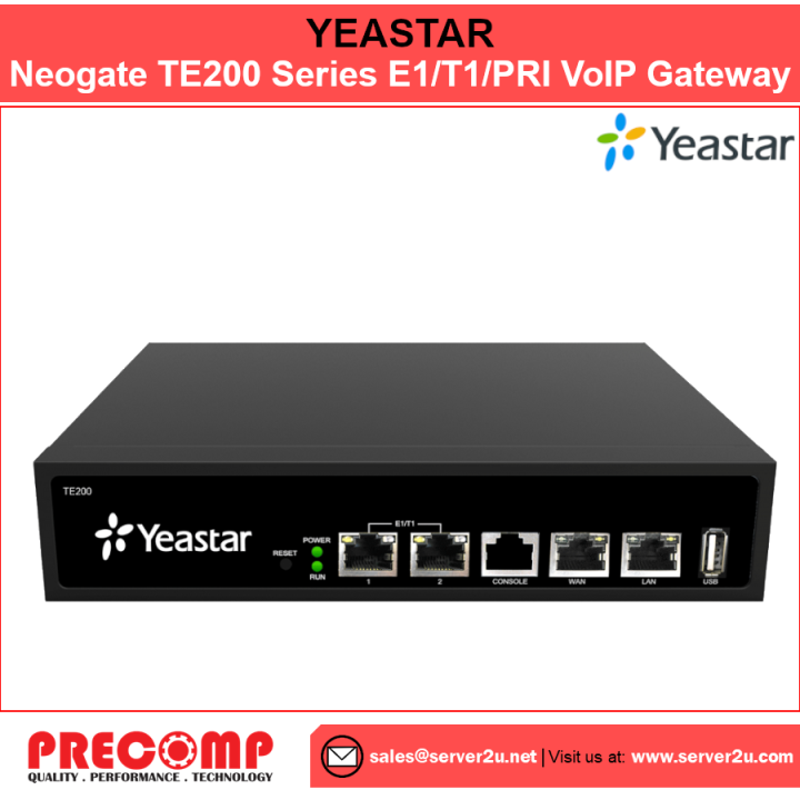 Yeastar Neogate TE200 Series E1/T1/PRI VoIP Gateway | Lazada