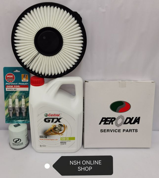 Castrol GTX Mineral 10W-30 API SL/CF Engine Oil (3 Litre) (100% ...