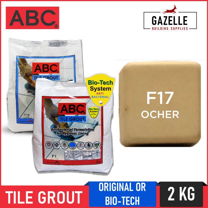 ABC Tile Grout Original / BIo Tech Tile Bonding Solution - 2kg | Lazada PH