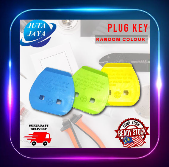 5 / 10PCS Plug Key Safety Plug Socket Key PVC Easy for 2 Pin Plug to ...