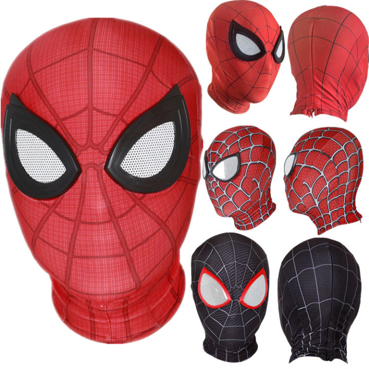 Peter Parker Miles Morales Raimi Superhero Cosplay Costume Masks Lens ...
