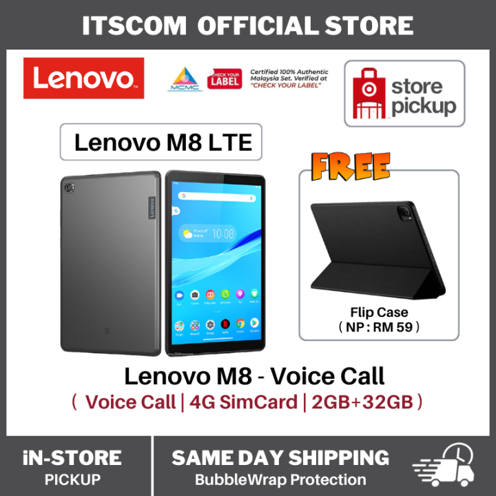 LENOVO Tab M8 ( 4th-GEN | TB300XU ) - 2023 SIM CARD MODEL - ORIGINAL 1 ...