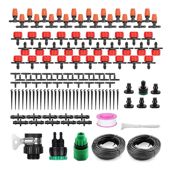 (NSOJ) Garden Irrigation System, Mini Drip Irrigation Kit, 30 M Garden ...
