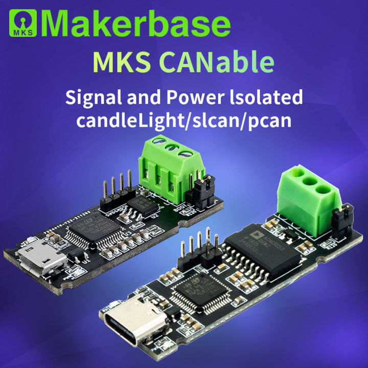 【top Rated】 Makerbase Canable Usb To Can Canbus Debugger Analyzer Adapter Isolated Vesc Odrive