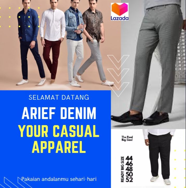 Arief Denim Kemeja Jeans Denim Pria Panjang Kemeja Jeans Model Terbaru ...