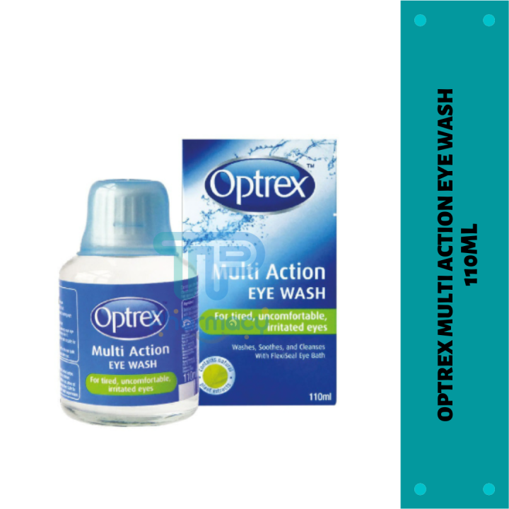 OPTREX MULTI ACTION EYE WASH 110ML (For tired, uncomfortable, irritated ...