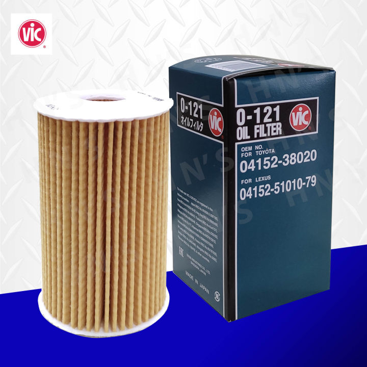 VIC Oil Filter O-121 for Toyota LC200 Landcruiser 200 1UR-FE/1VD-FTV ...