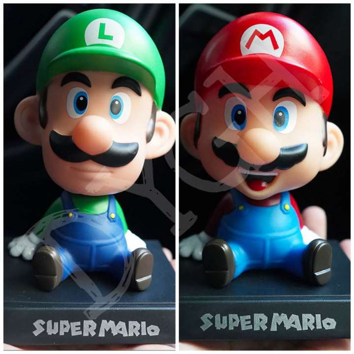 Bobble head collectibles Super Mario Brothers Mario and Luigi ( HQKO ...