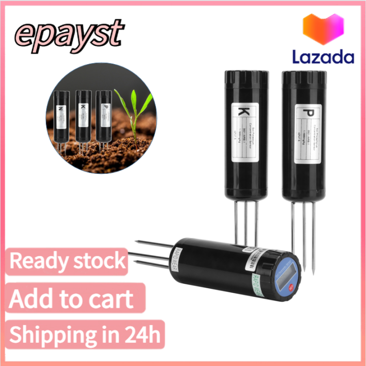 Soil Tester Nutrient Intelligent Fertilizer Detector Meter NPK Sensor ...
