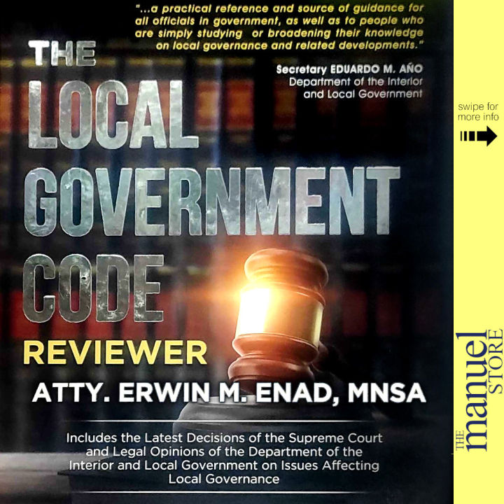 Enad (2022) - Local Government Code, Reviewer on: Governance by Atty ...
