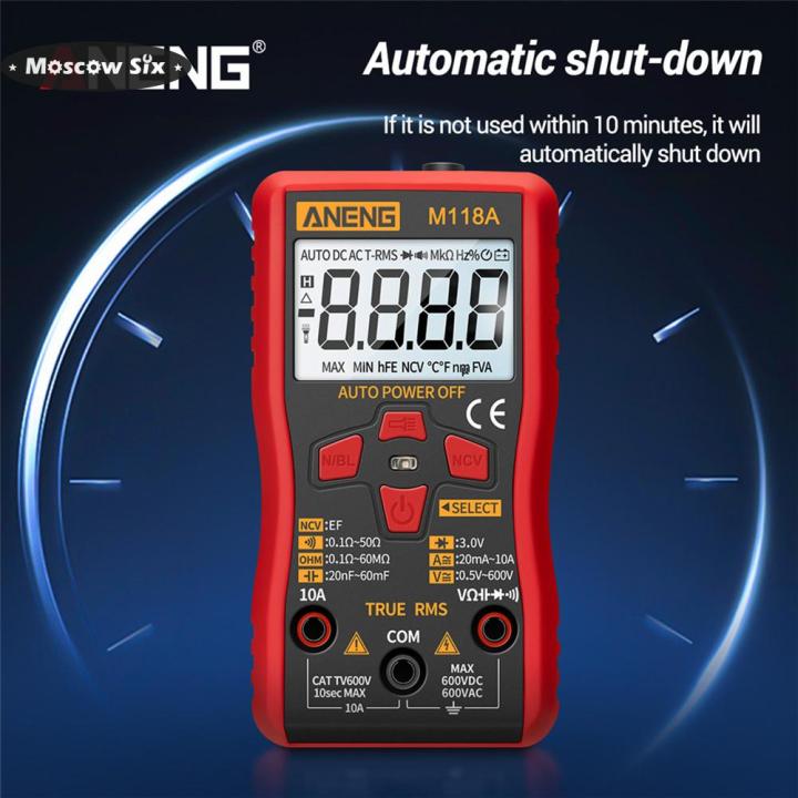 [Moscow Six] M118A Digital Multimeter True RMS AC/DC Voltage Current ...