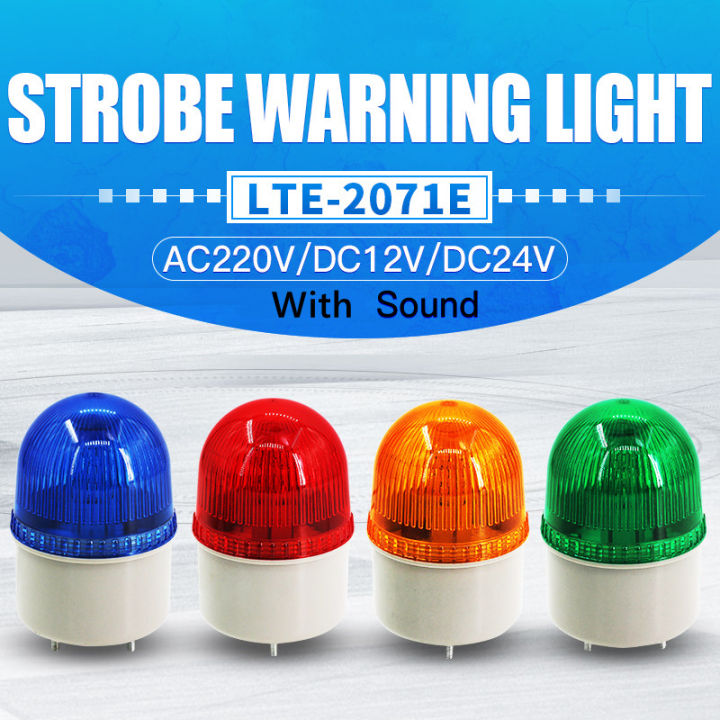 Small Warning Light Flashing Light LED 12V 24V 220V Boat Light Signal ...