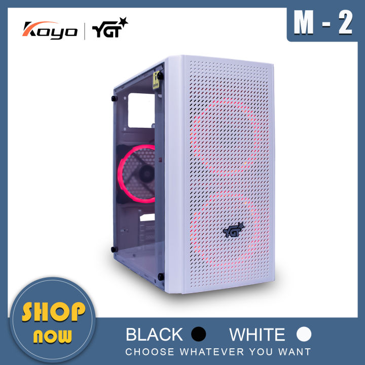 YGT M2 TG Tempered Glass Mirco-ATX/ITX PC Chassis | Lazada PH