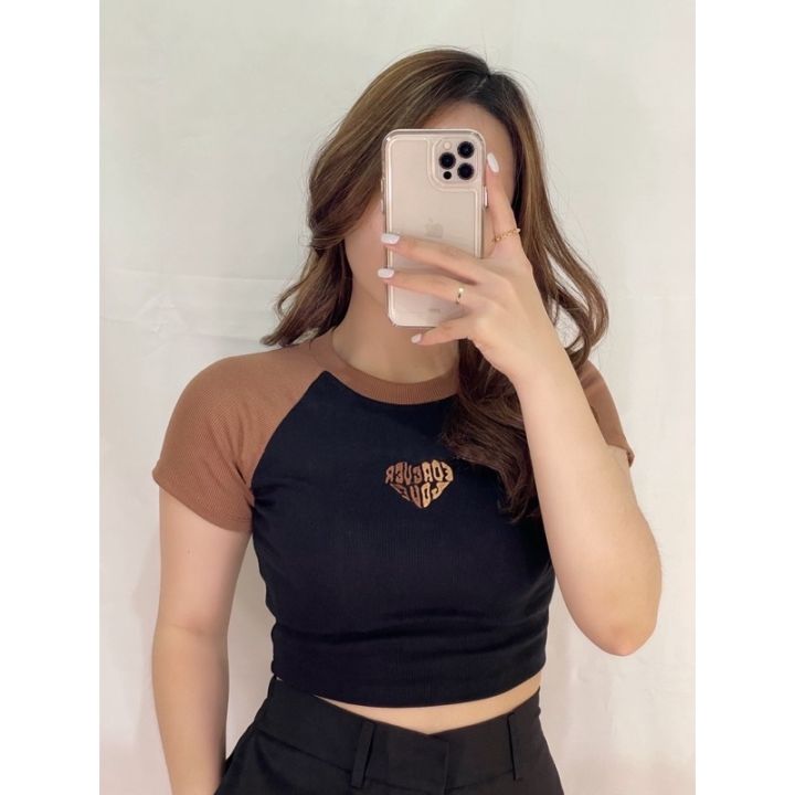 ASERA COLLECTION - ATASAN CROP REMAJA KEKINIAN OOTD KOREAN STYLE CRP ...