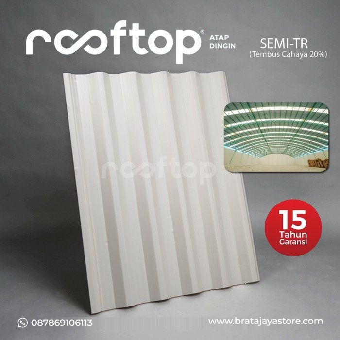 Atap uPVC Rooftop I Series I-Series Rumah Gedung Ruko Alderon Rooftuff ...