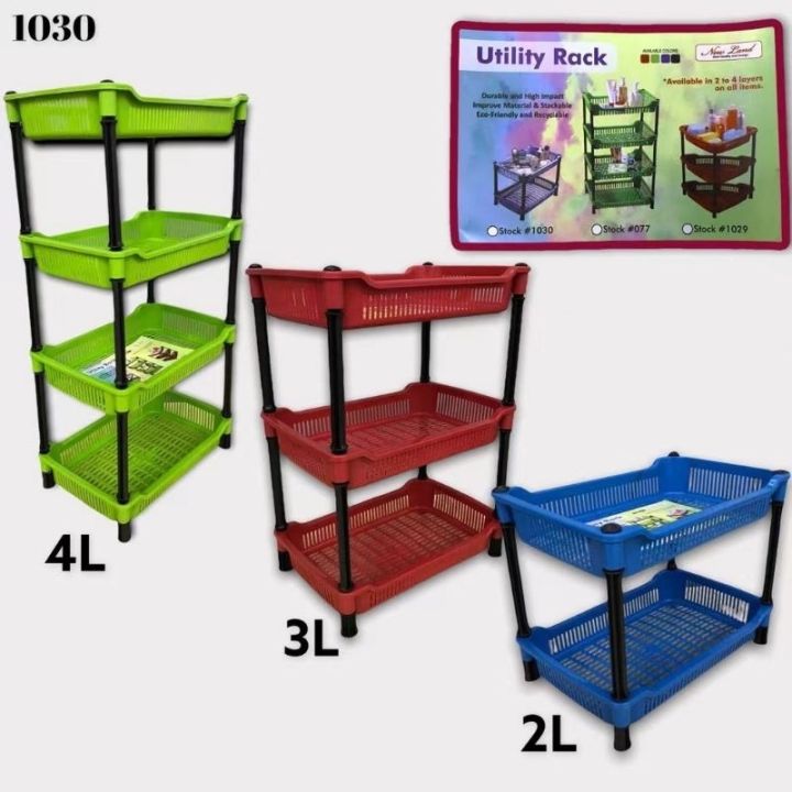 KES 1030 multi-purpose plastic organizer utility rack COD | Lazada PH