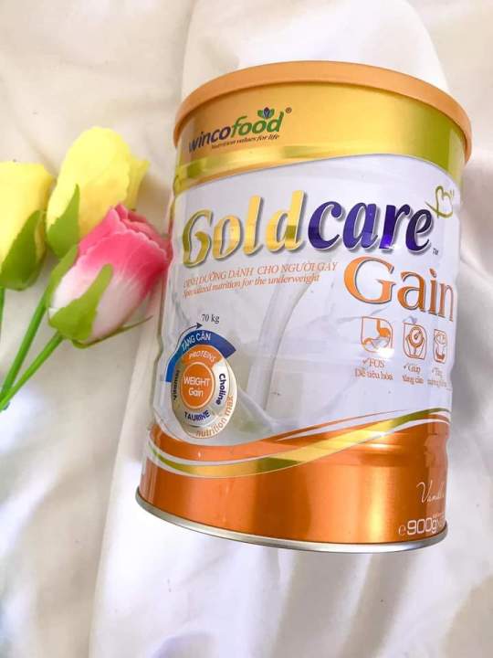 Sữa bột Wincofood Goldcare Gain 850g: giúp tăng cân hiệu quả dành cho người gầy và trẻ từ 1 tuổi ...