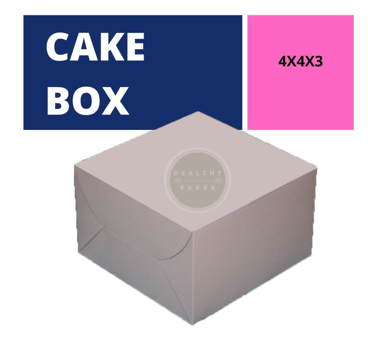 Cake Box Color/ Kotak kek / kotak kuih / Pizza Box / Kotak Kuih Talam ...
