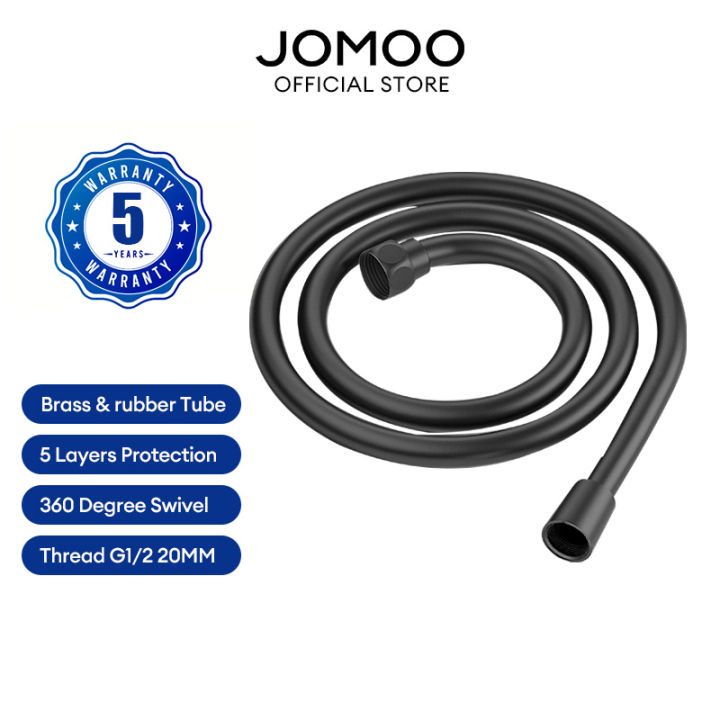 JOMOO PVC Flexible Hose for Shower H3D30-150267C-2 Matte Black Heat ...