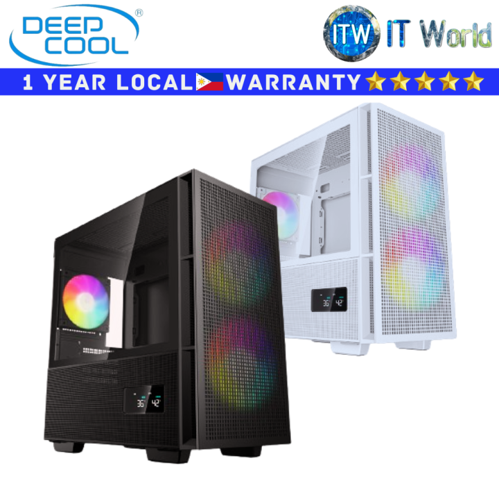 Itw | Deepcool Computer PC Case Micro-ATX Deepcool CH360 Digital ...
