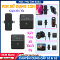 Mic Không Dây SX31 Pro – Pin 15H, Giảm Ồn, Lọc Âm Tốt, Dùng Cho Điện ...