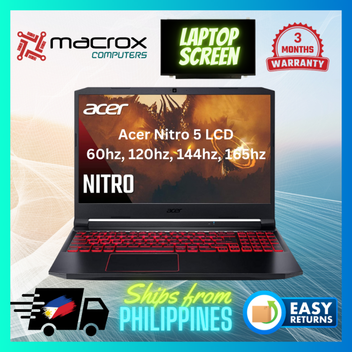 Acer Nitro 5 LCD Screen - 60hz, 120hz, 144hz, 165hz | Lazada PH