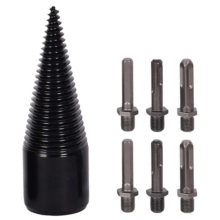 Wood Splitter Firewood Drill Bit-Electric Split Drill 42Mm Screw ...