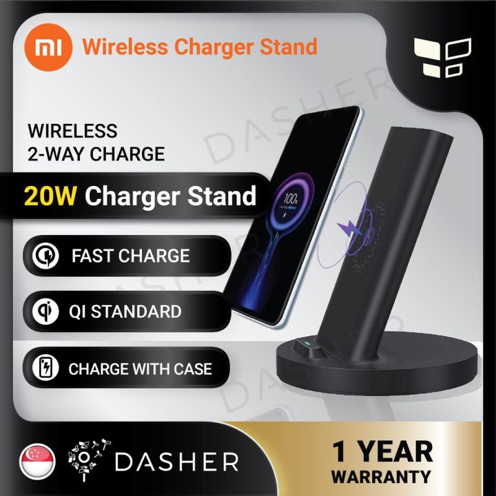 Xiaomi 20W Wireless Charger Stand Fast Charge Qi Standard Type C ...
