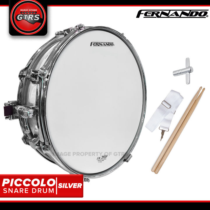 Fernando Piccolo Snare Drum (Silver) | Lazada PH