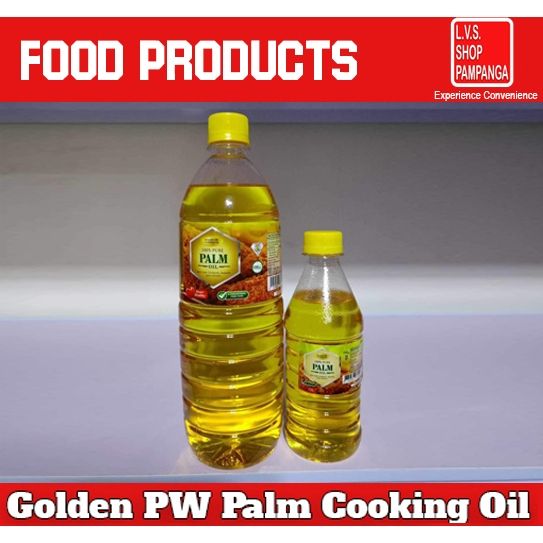 Golden PW Palm Cooking Oil ( 1 liter / 350ml ) 1L / 350ml Good For the ...