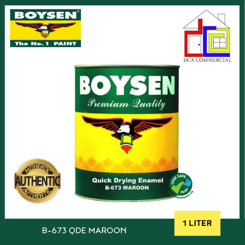 BOYSEN QDE MAROON 1LITER AND ¼LITER | Lazada PH