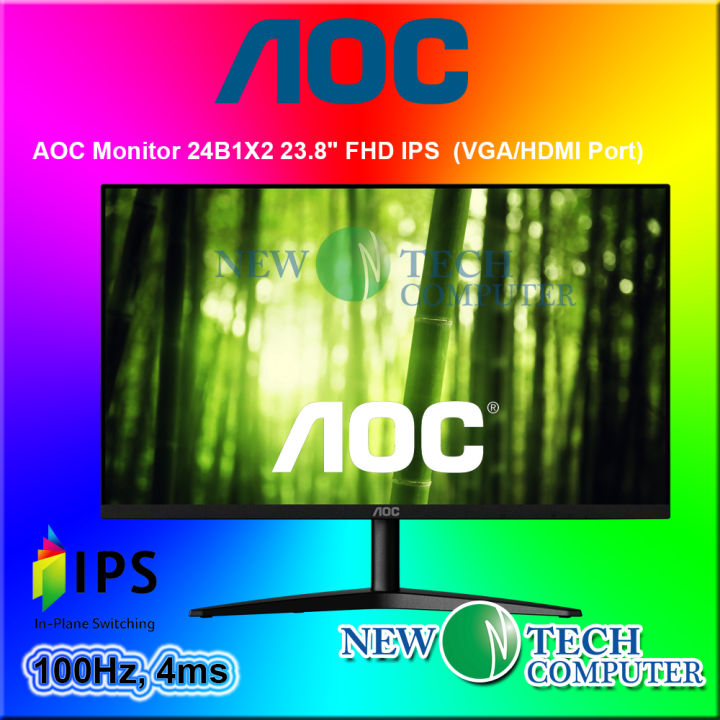 AOC 24B1XH2 B1XH2 B1XH 24" FHD IPS LED Monitor HDMI / VGA (IPS Panel ...