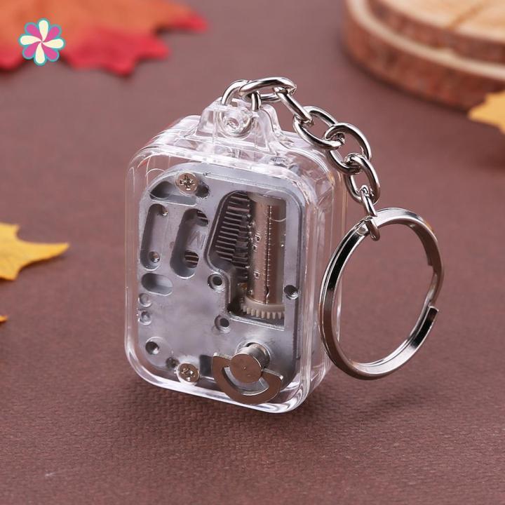 Music Box Movement Keychain Toys Handy Crank Musical Instrument Toy For ...