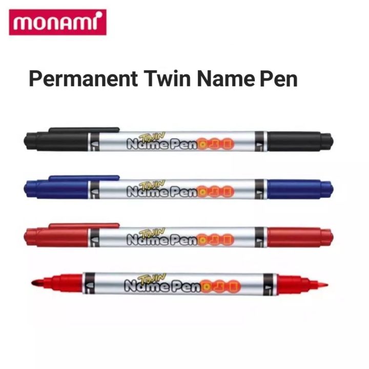 Monami Twin Name Pen Permanent Liner | Lazada