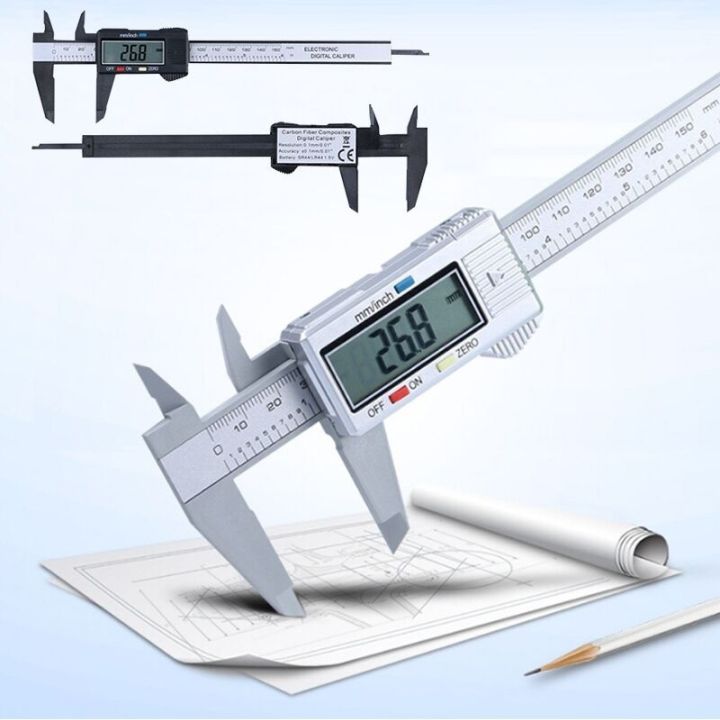 ANN Hardware 」 Digital Vernier Calipers measure 150mm 6inch LCD ...