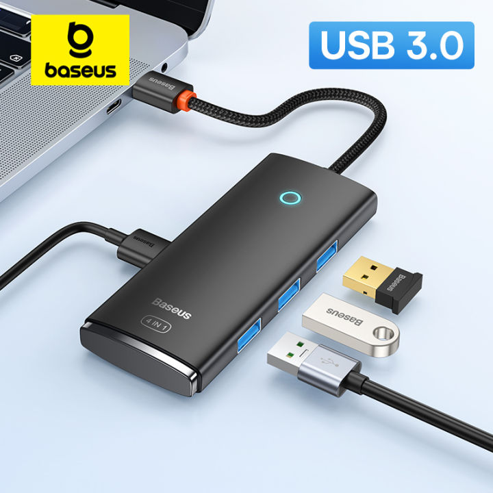 yazh Baseus -4-in-1 Type-C to USB 3.0 adapter, used as a splitter ...