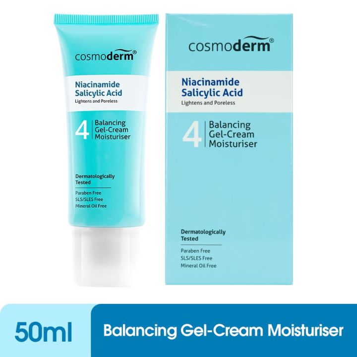 COSMODERM Niacinamide Balancing Gel-Cream Moisturizer 50ml | Lazada