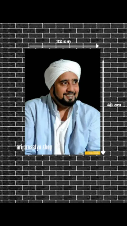 POSTER HABIB SYEH BIN ABDUL QODIR ASSEGAF /POSTER ULAMA/POSTER MURAH ...