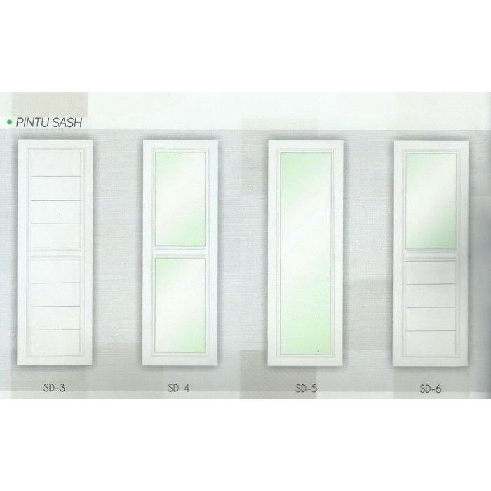 PINTU UPVC SASH DOOR PINTU KAMAR MANDI SPLUS SD5 80X2000 | Lazada Indonesia