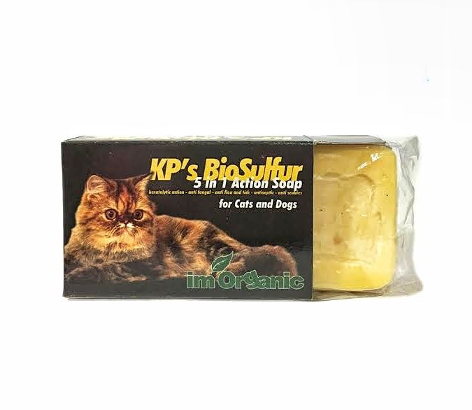 KP Bio Sulfur sabun kulit hewan Anjing Kucing anti Kutu Jamur Scabies ...