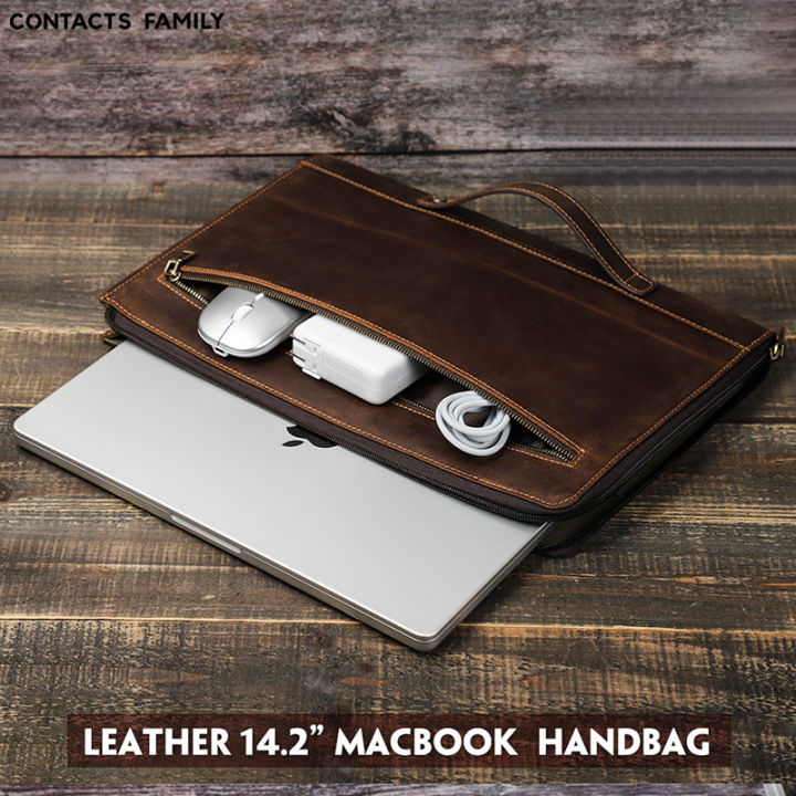 Genuine Leather Laptop Bag for Macbook Pro 14.2 Inch 2021 case MacBook ...