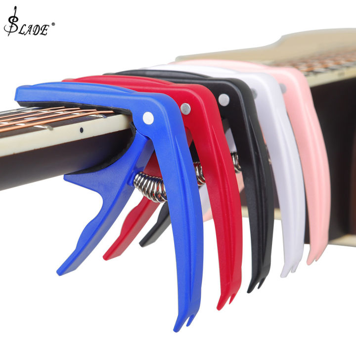 SLADE ABS Resin Colorful Guitar Capo with Pin Puller for Acoustic ...
