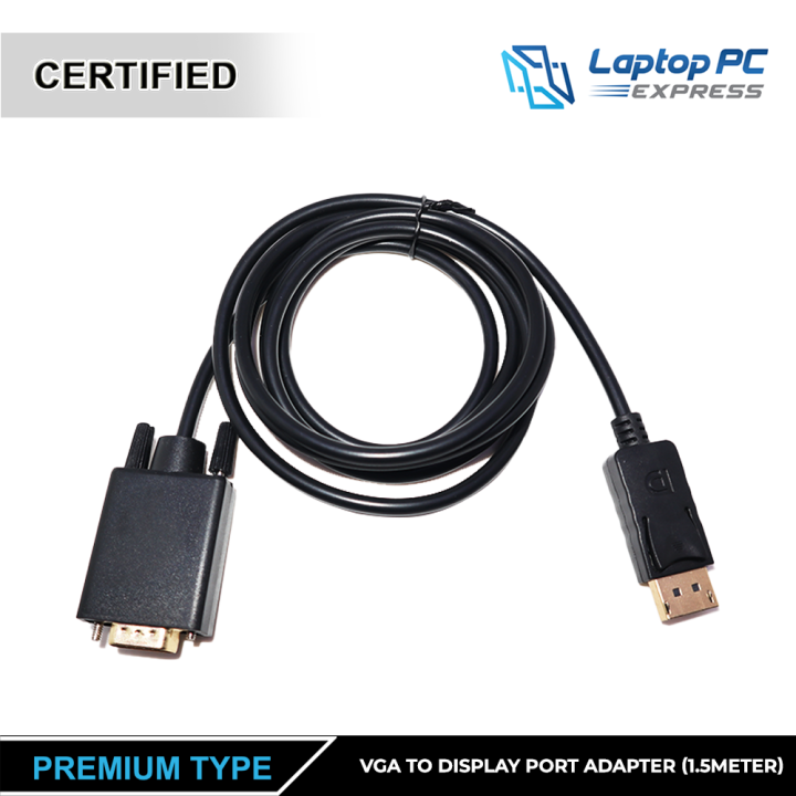 VGA Cable to Display Port Adapter 1.5meter Mini Display Port Adapter ...